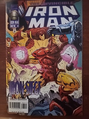 MARVEL The Invincible Iron Man Issue #331 1988 Comic Great Condition ...