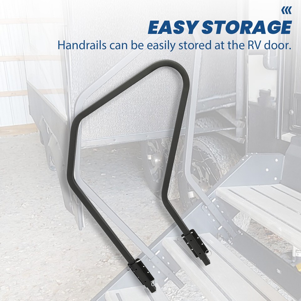 Entry Assist Step Handrail For RV Trailers Camper Travel #799640 | eBay