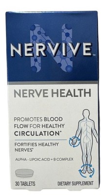Nervive Nerve Relief Dietary Supplement 30 Tablets Sugar Free Exp 01/26 ...