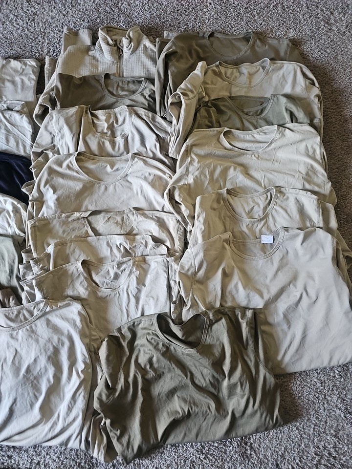 20x Army Thermal Top Undershirt Military Base Layer Misc Colors & Sizes ...
