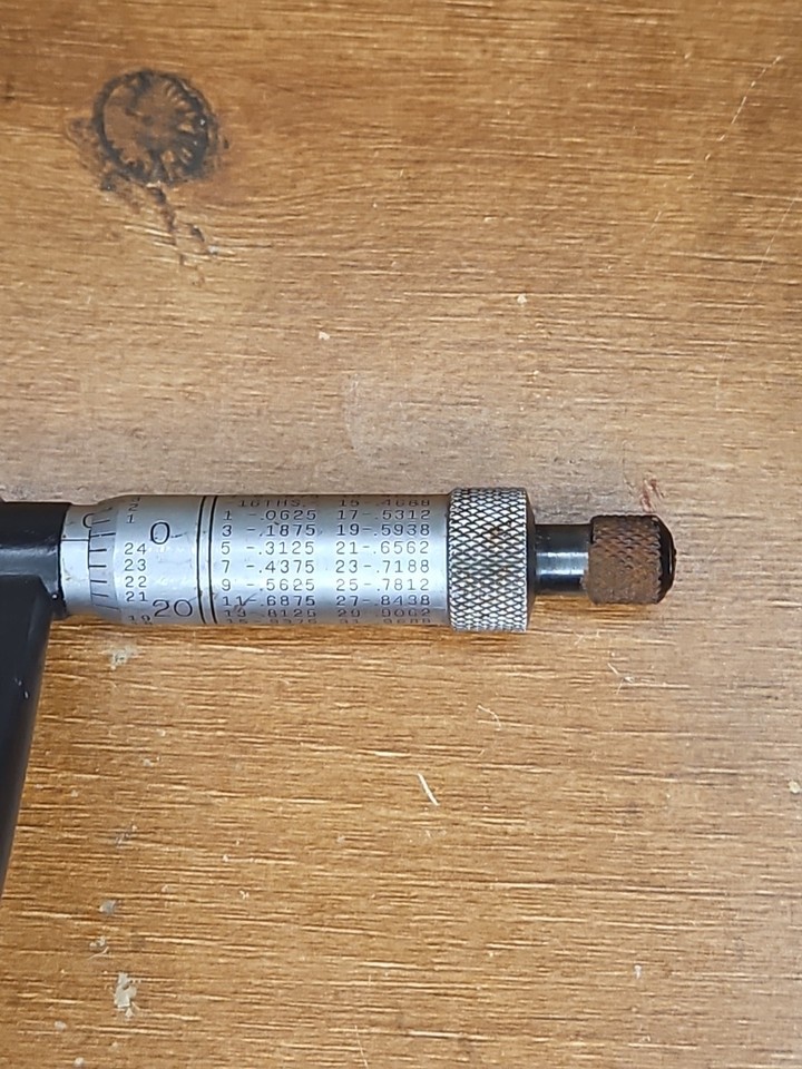 Vintage Starrett No. 436 Outside Micrometer 5-6" Accurate Check W ...