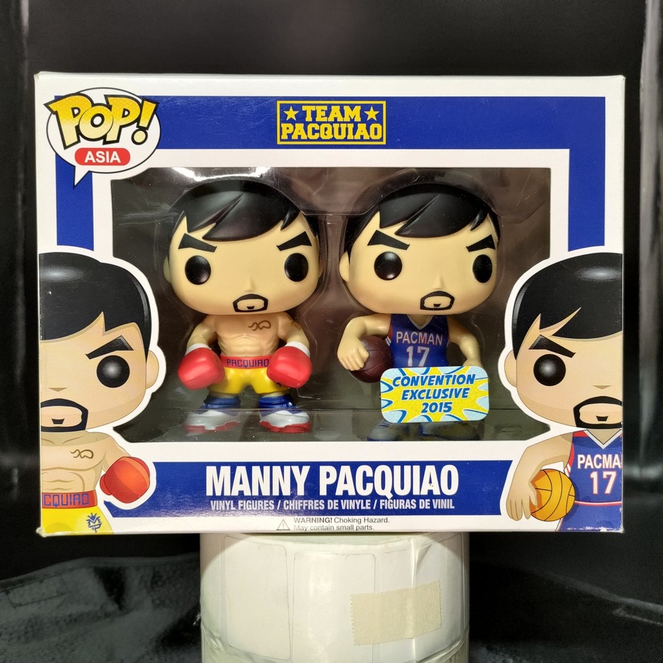 FUNKO POP! RARE Asia "Manny Pacquiao (Boxer & Coach/Player)" 2-Pack ...