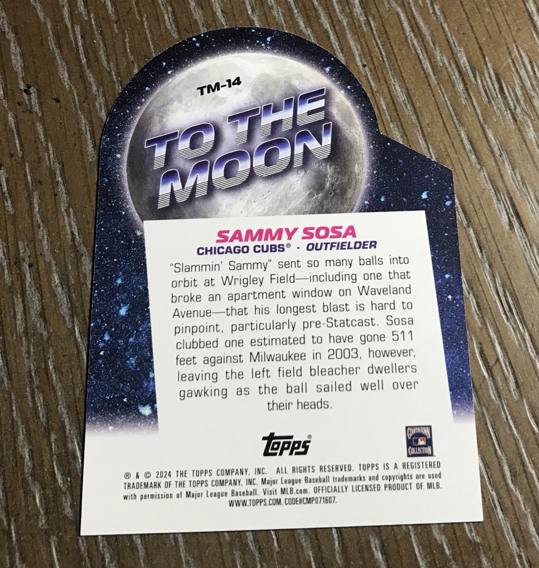 Sammy Sosa Blanc 2024 S. Preston Art + Designs