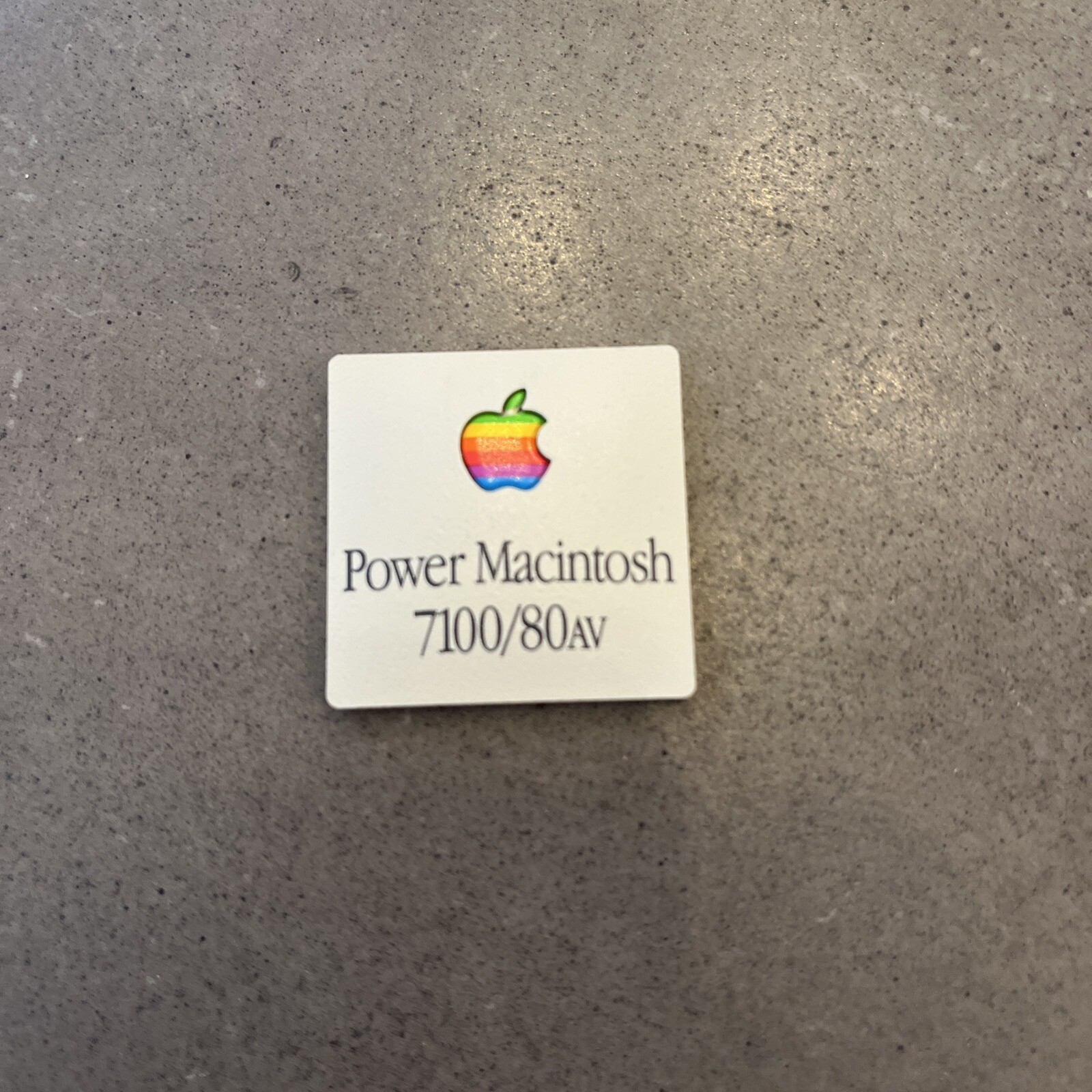 Apple Macintosh 7100/80av Name Plate Label Sticker - QTY 1 - 922-1274 ...