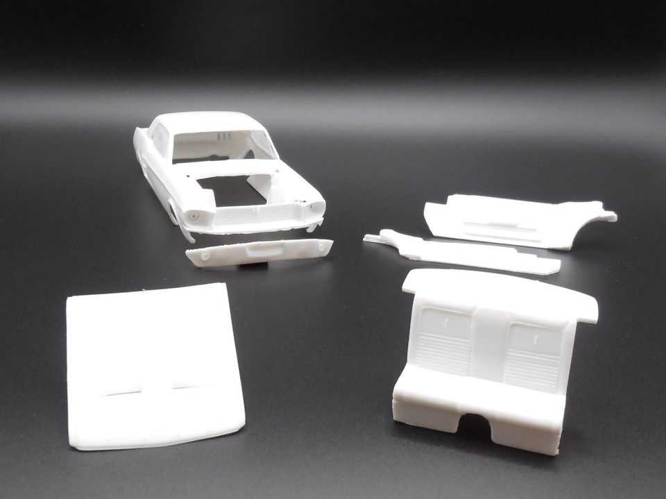 1967 Ford Mustang Coupe 1/25th Scale Resin Cast Model Car Kit Cast by ...