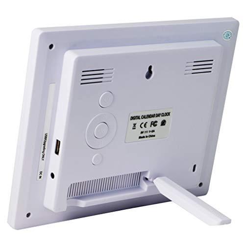 TMC Version 8" Digital Calendar Day Clock - Extra Large Impaired Vision ...