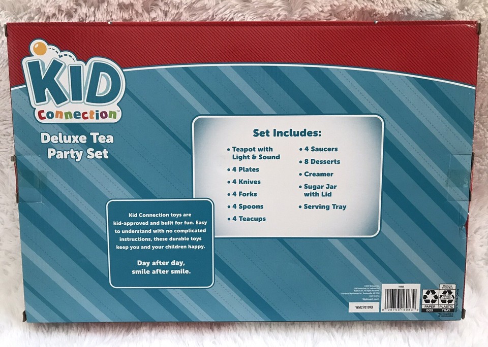 Kid Connection Deluxe Tea Party Lights & Sound Play Set 37 Pieces NEW 3 ...