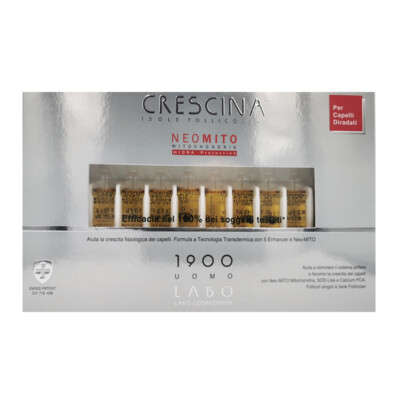 Trattamento ricrescita capelli LABO Crescina Neo Mito 1900 Uomo Fiale ...