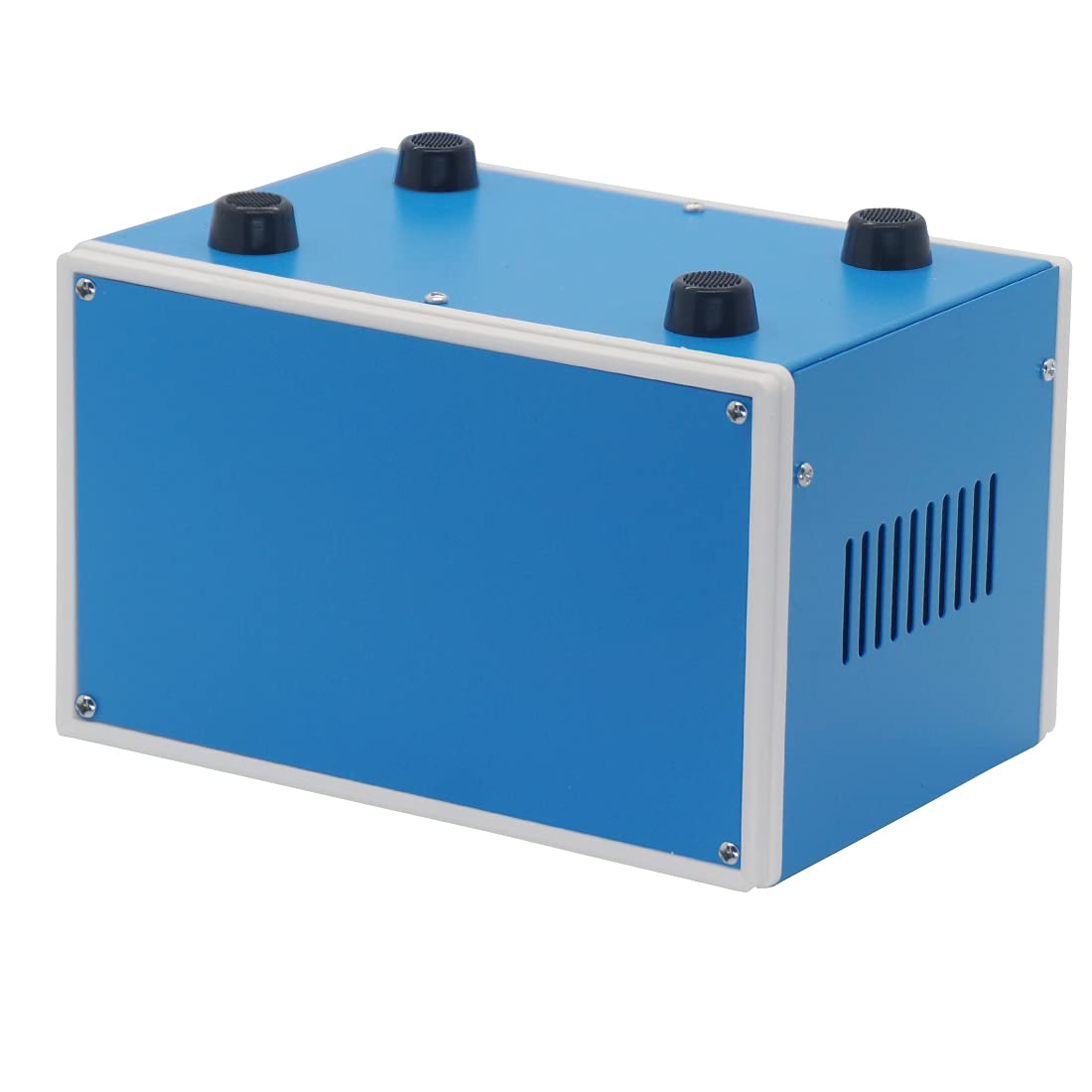 Zulkit Electronic Enclosures Blue Metal Enclosure Project Case DIY Box ...