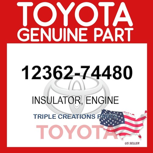 Genuine Toyota 12362-74480 INS, ENG. MOUNTING, RH 1236274480 OEM | eBay