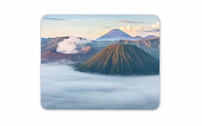 Mountain Volcano Mouse Mat Pad Mount Bromo Geology Gift Computer PC ...