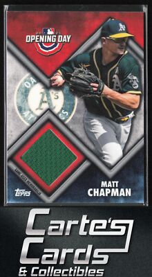 Matt Chapman 2021 Topps Opening Day #ODR-MCH Relic Jersey Oakland ...