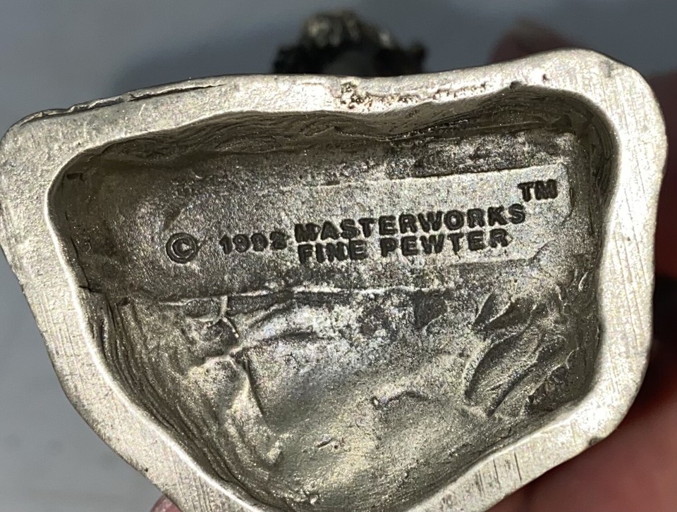 1992 Masterworks Pewter American Indian Sioux Victory Dancer Statue Peter Sedlow | eBay