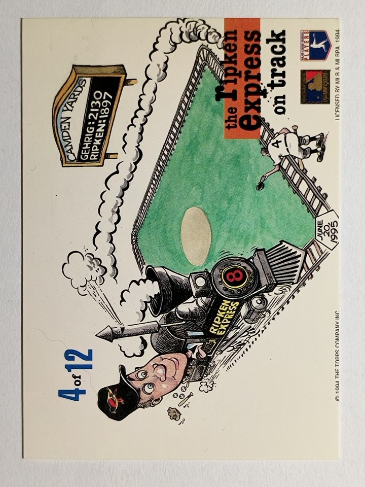 1994 Stadium Club Dugout Dirt #4 Cal Ripken | eBay