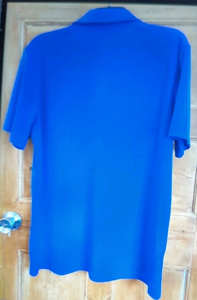 Adidas Climate Blue Button up Collared Polo T-Shirt Size XL / X - Large ...