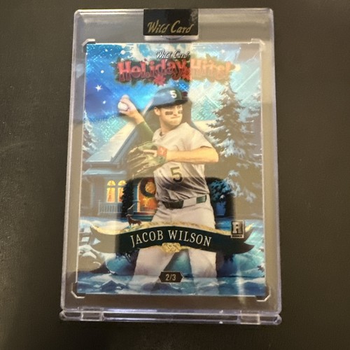 2025 Wild Card Multi Holiday Hits! Christmas RC Rookie /3 - Jacob ...