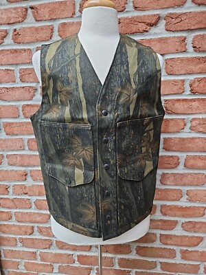 Filson Men's Medium Rugged Twill Cruiser Vest. MapleBark. | eBay