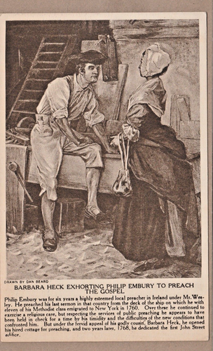 Barbara Heck/Philip Embury/preach the Gospel/ Rally Day/vintage ...