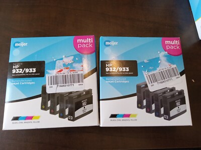 Meijer For use in HP 932 / 933 Multi Pack Inkjet Cartridge - NEW 2PK ...