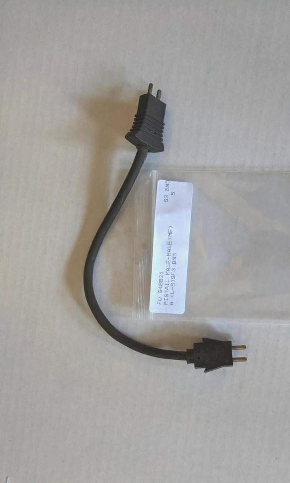 FILTER QUEEN HOSE PIGTAIL FOR MACHINE END.(MALE TO MALE PLUGS) FQ ...