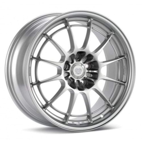 Enkei NT03+M 18x9.5 5x114.3 27mm Offset 72.6mm Bore F1 Silver Wheel Evo ...