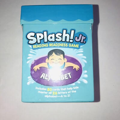 Lakeshore Splash Jr Reading Readiness Game Cards Alphabet Homeschool ...