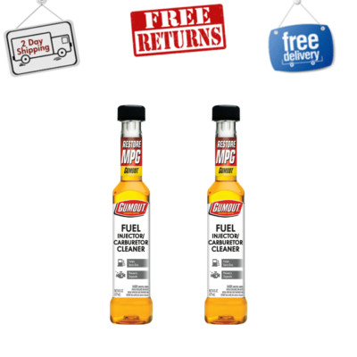 ( Pack of 2 ) Gumout Fuel Injector Cleaner/Carb Cleaner Additive 6 oz ...