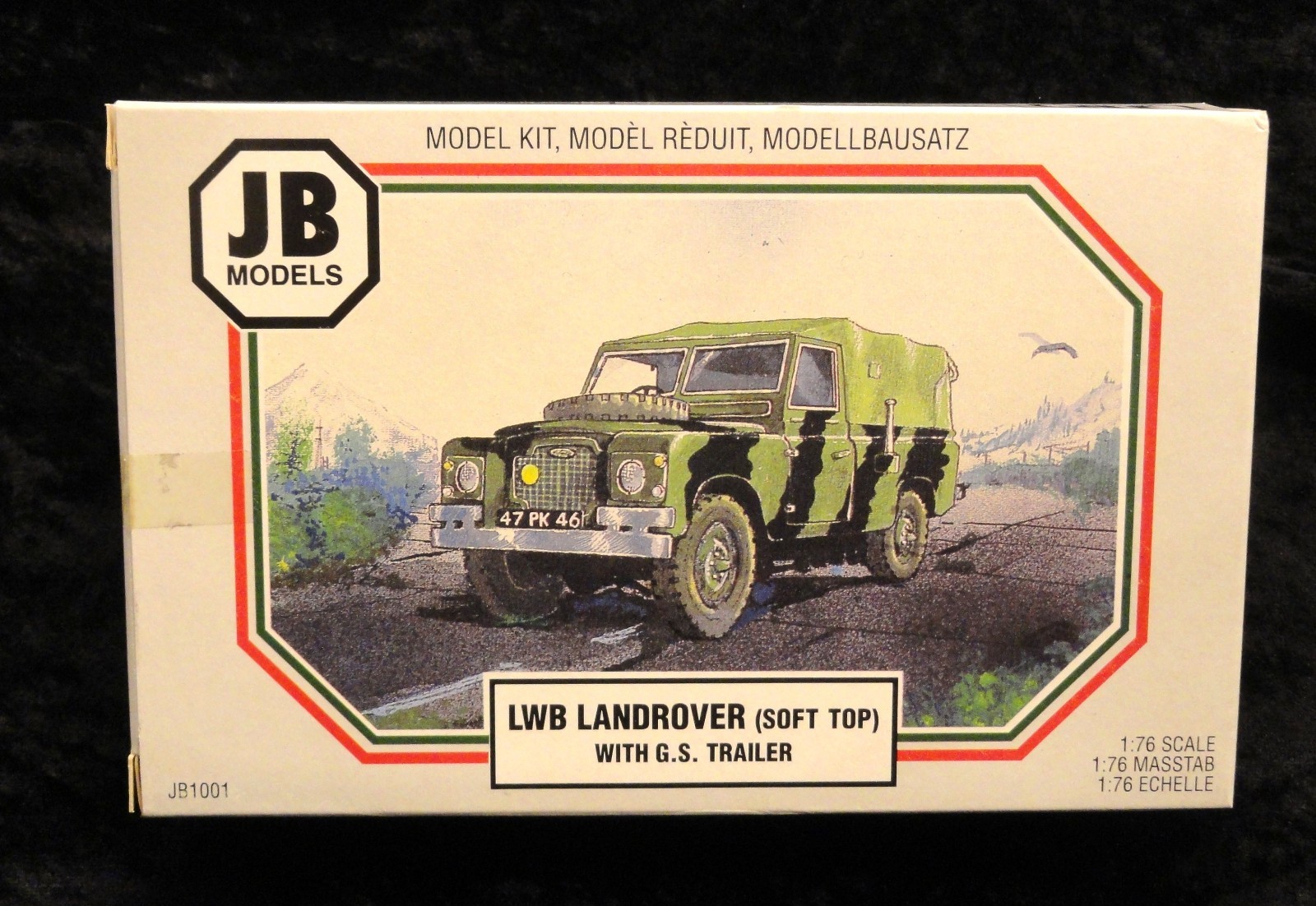 JB Models Land Rover LWB Soft Top kit (with trailer) 1/76 | eBay