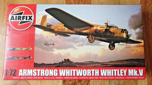 Airfix A08016 Armstrong Whitworth Whitley Mk.V 1/72 Plastic Model Kit ...