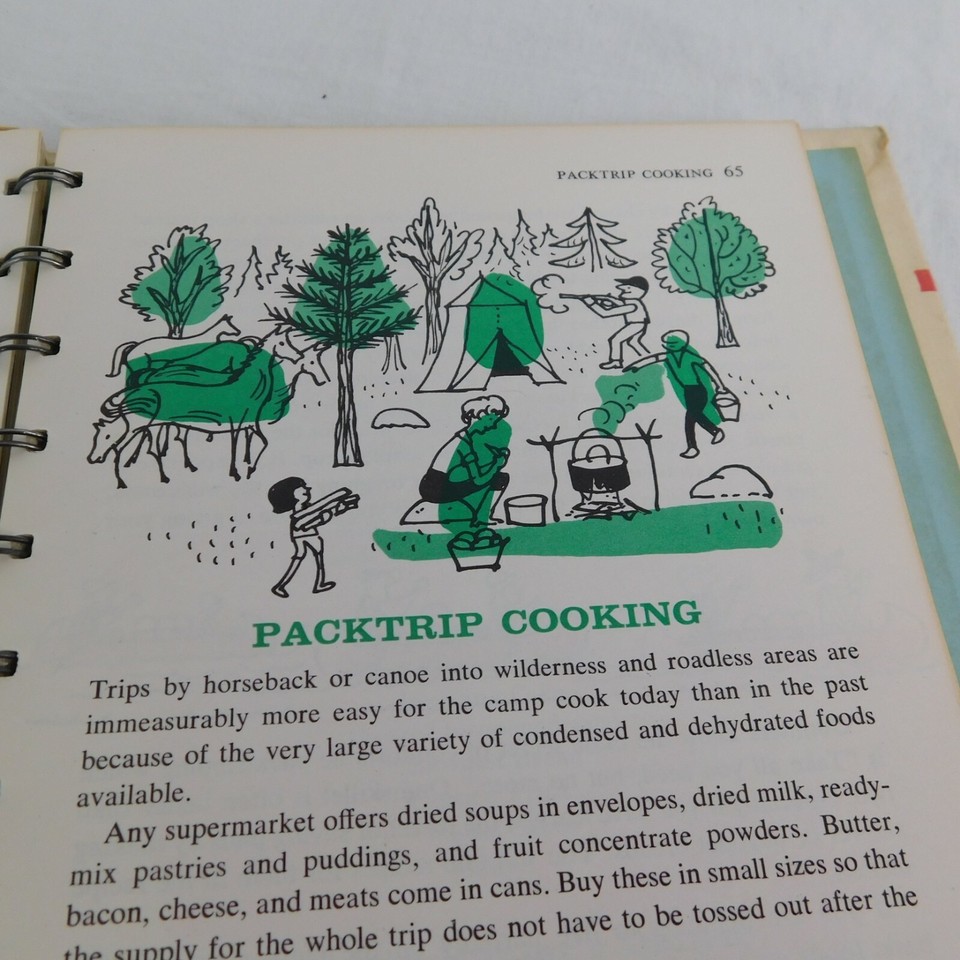 Betty Crocker's Outdoor Cook Book Wire Bound 1961 Golden Press ...