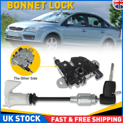Bonnet Release Lock Latch 1343577 For Ford Focus Mk2 Repair Set Kit ...