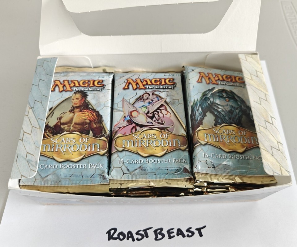 1x Magic The Gathering - Scars of Mirrodin Booster Pack NEW Factory ...