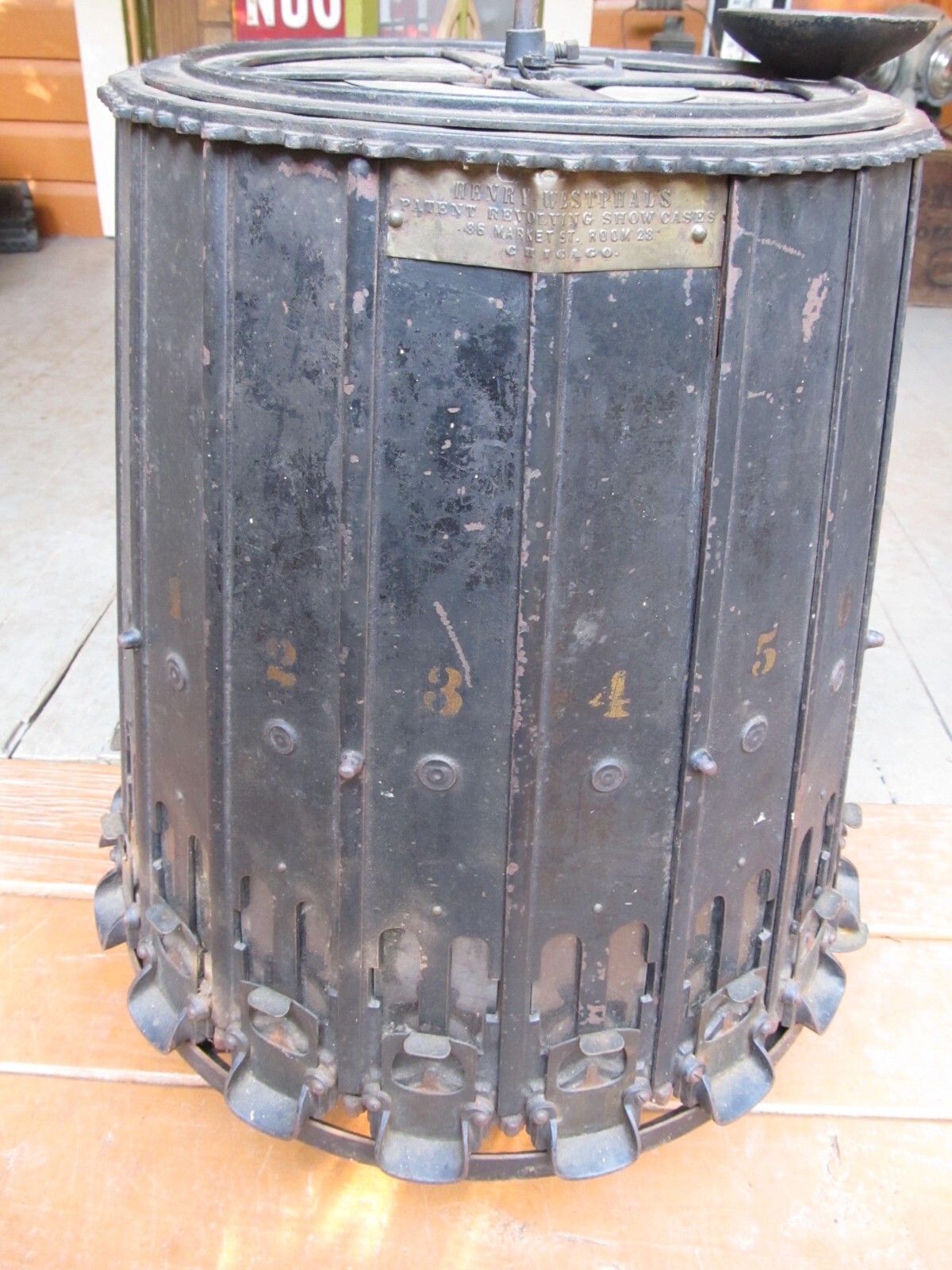 1880's Henry Westphal's Countertop Rotating Store Screw Bolt Shot ...