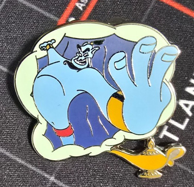 Disney Parks Aladdin 30th Anniversary Mystery pins Genie Three Wishes ...