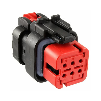 Amplificatore 776531-1 Connettore Spina Auto Assy 6P 20-18AWG - Rosso ...