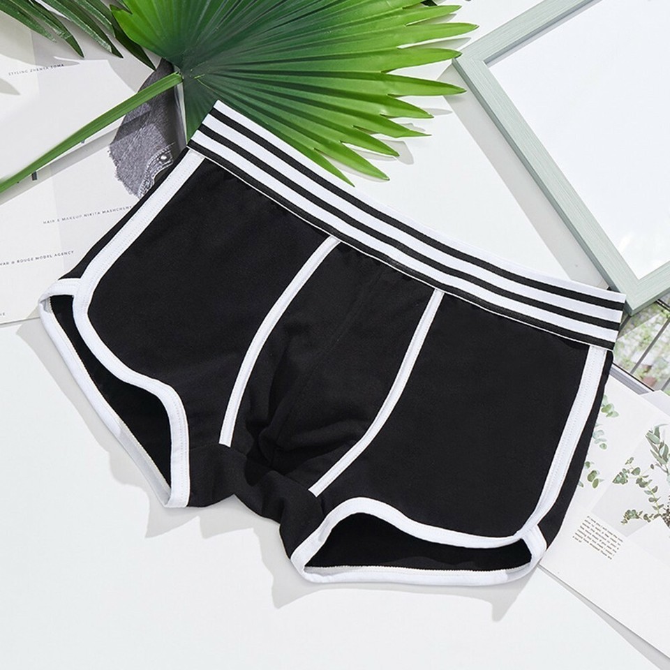 Men's Low-rise Sexy Comfy Boxer Briefs Pouch Shorts Trunks Underwear ...