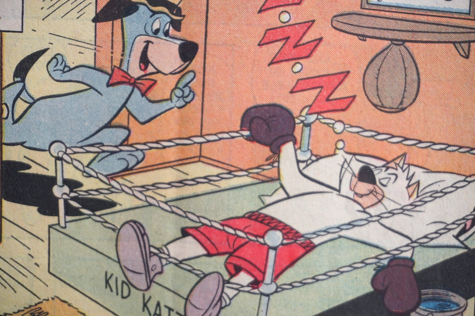 Gold Key Silver Age Lot Huckleberry Hound Flintstones Mickey Mouse WORN ...