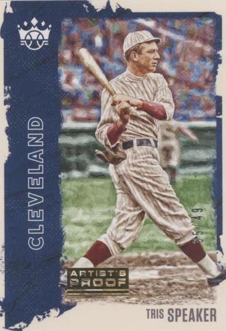 2021 Panini Diamond Kings - Short Print Tris Speaker #112 Artist Proof ...
