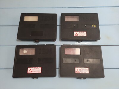 Lot Of (4) Vintage 1990s IBM Anti-Static Plastic Storage Cases 21F4188 ...