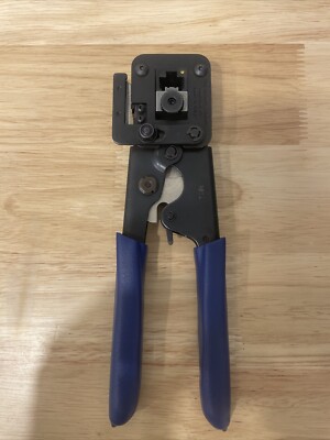 Siemon PT-908 Crimp Tool With Original Leather Case - Missing Too Screw ...