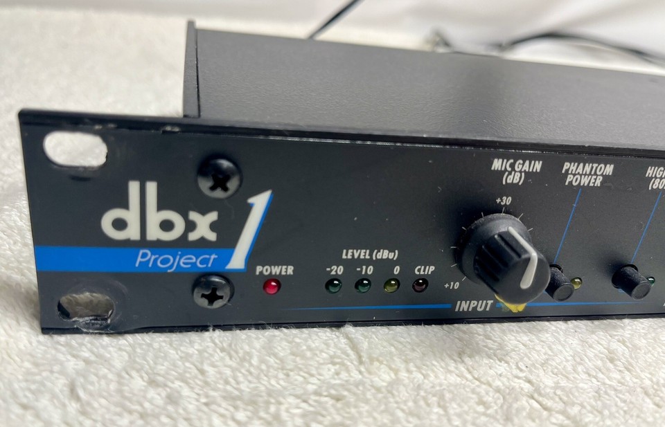 Vintage DBX Project 1 286 ANALOG AUDIO MIC PREAMP PROCESSOR DBX 286 ...