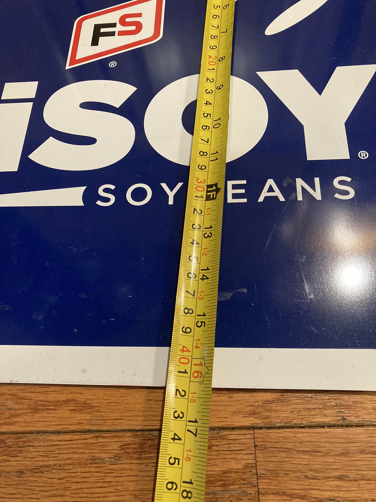 FS Invision Seed Corn & Soybean Double Sided Metal Sign 24x16 | eBay