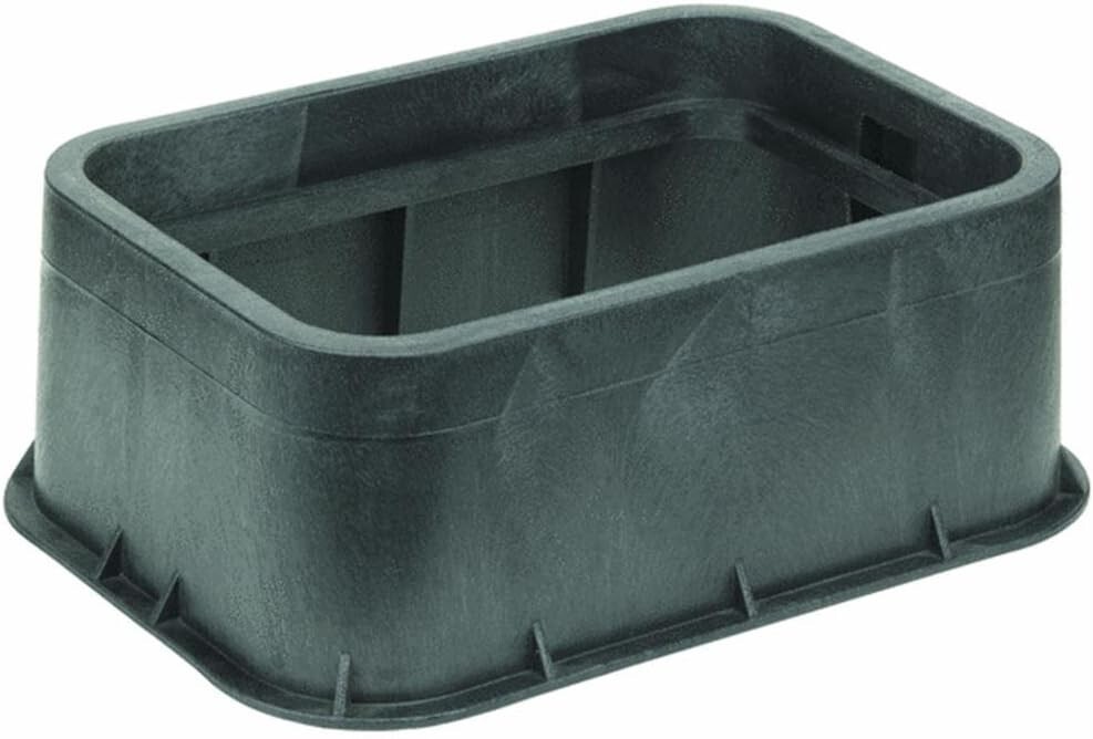 13.9"W x 19.5"H Rectangular Valve Box Riser Black NDS 113-6 52063011363 ...