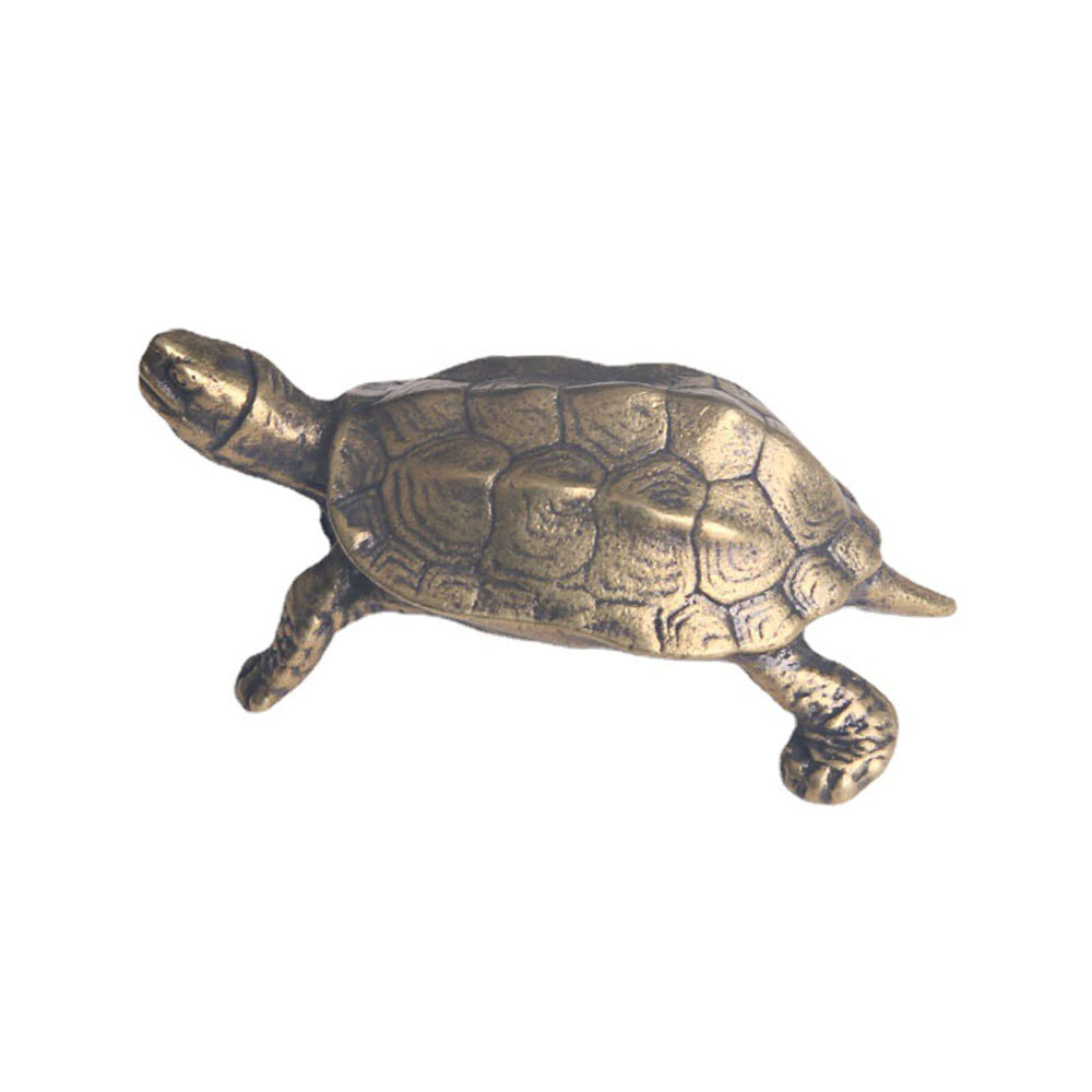 Brass Vintage Turtle Figurine Statue Home Ornaments Animal Figurines ...