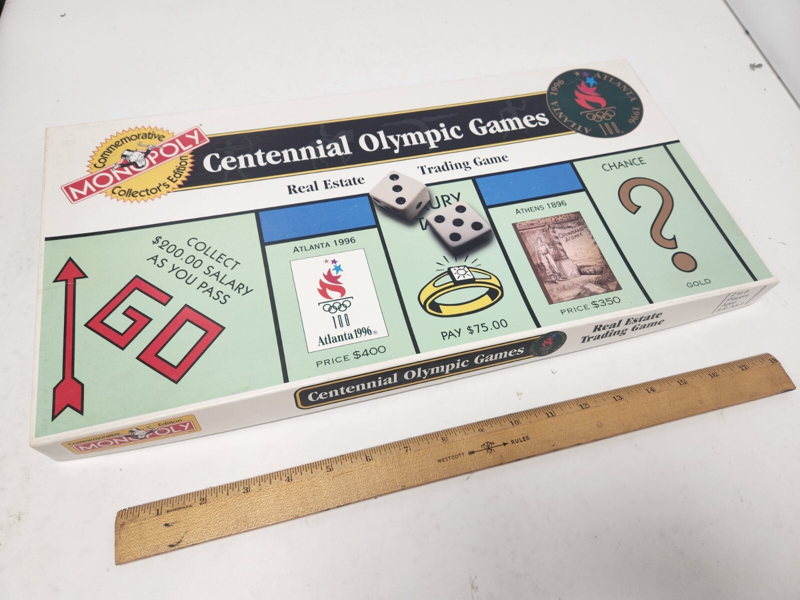 Vintage Monopoly Centennial Olympic Games 1996 Atlanta Board Game ...