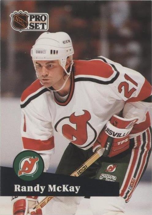 1991-92 Pro Set - Randy McKay #422 French for sale online | eBay