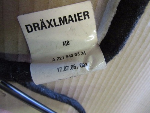 MERCEDES 2218003615 W221 FRONT RIGHT LEFT SEAT WIRING HARNESS OEM S550 ...