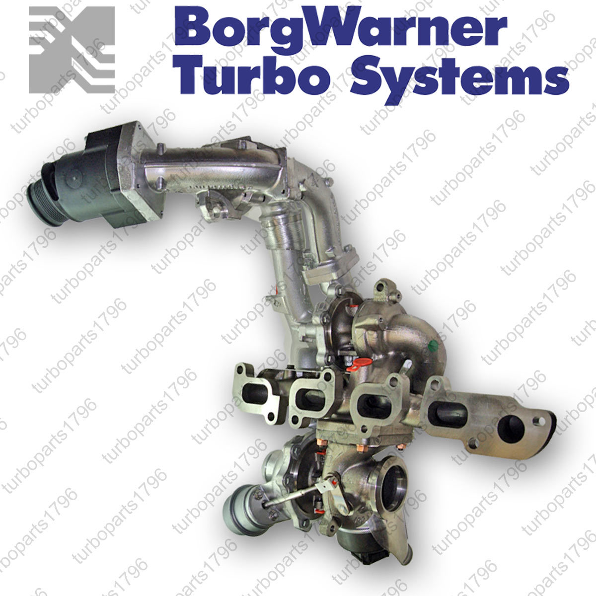 Neuer Bi Turbolader VW T5 Transporter 03L145715D 03L145715J 2,0 TDi ...