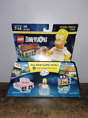 Lego Dimensions SIMPSONS LEVEL PACK 71202 98 PCS BRAND NEW | eBay