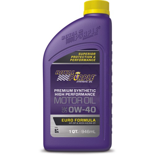 Royal Purple Premium Synthetic High Perf Euro Formula 0W-40 Motor Oil-1 ...